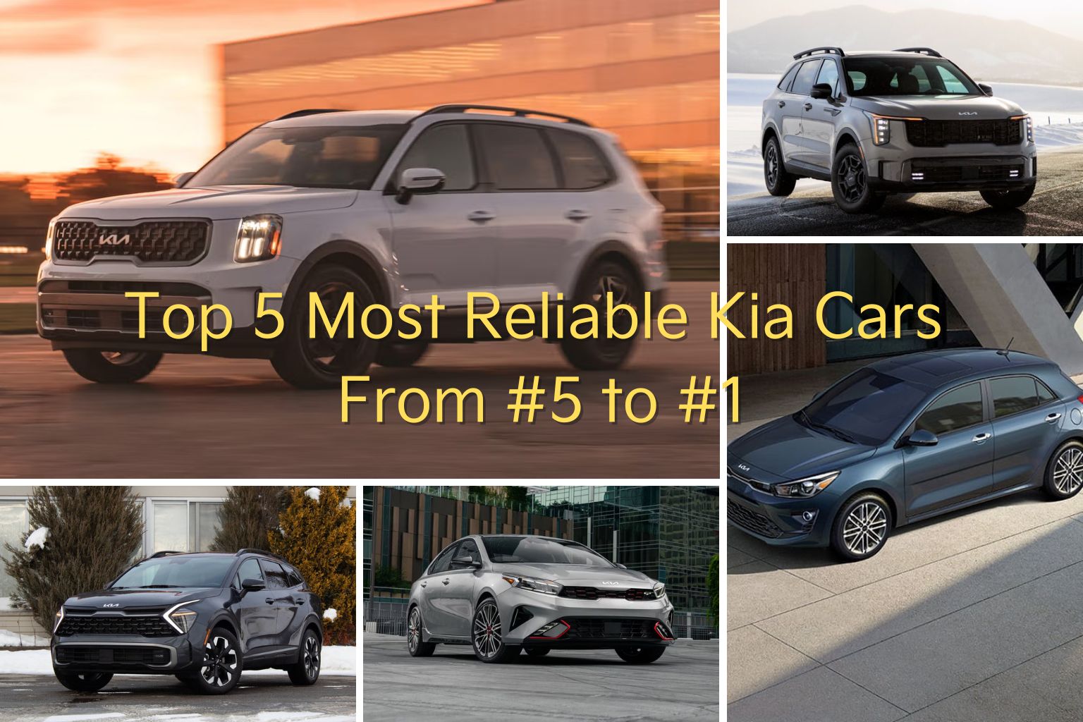 Top 5 Most Reliable Kia Cars: From #5 to #1 - Orléans Kia | Kia Ottawa